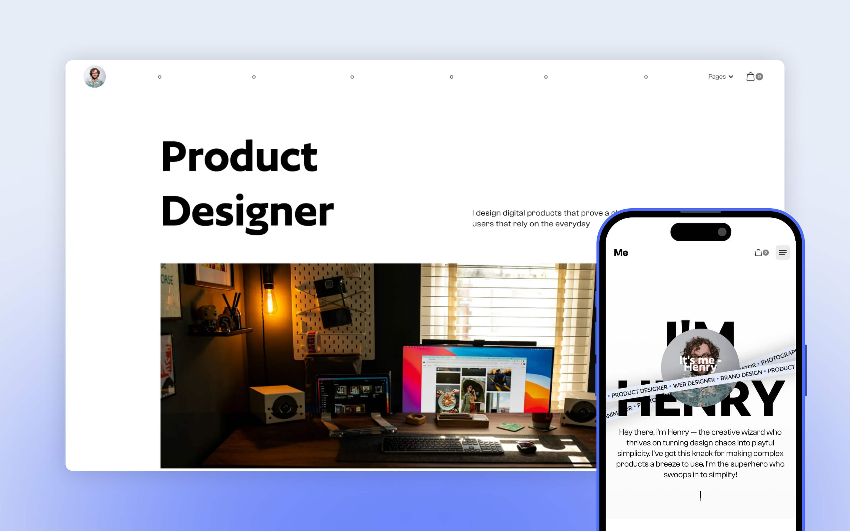 Nevada - Portfolio Webflow Template | Wedoflow